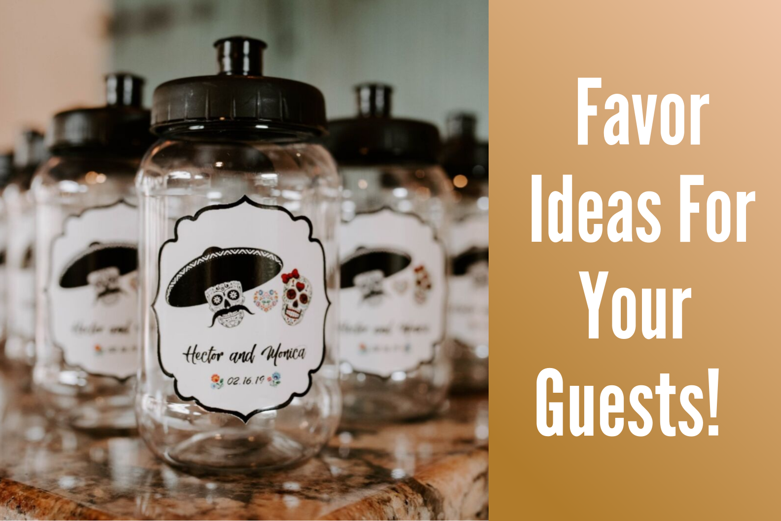 Practical & Creative Wedding Favors | Madera Estates | Conroe, TX